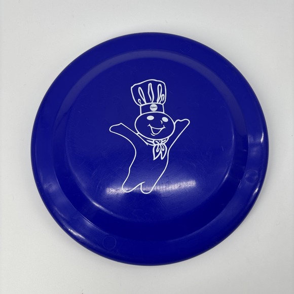 Dog | Vintage Pillsbury Doughboy Plastic 9 Frisbee Blue 87 Diameter 3 ...